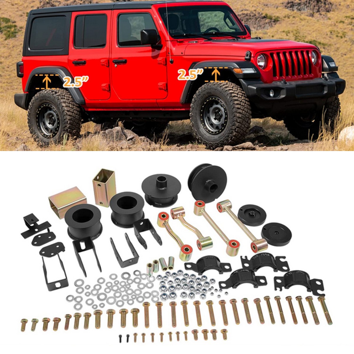 Jeep Lift Kit And Tire Package 2022 Jeep Wrangler In For A Quick