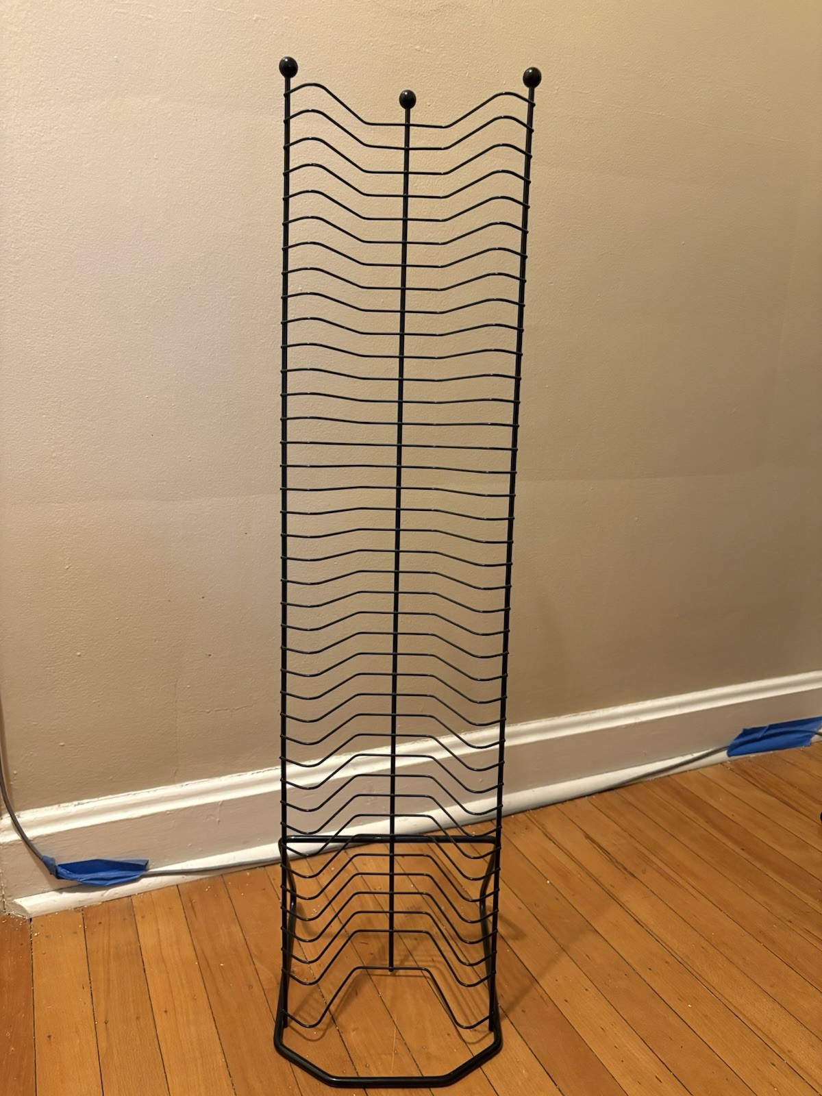 Steel Wire Disc Holder Storage DVD Tower Rack Holds 40 Discs Black | eBay