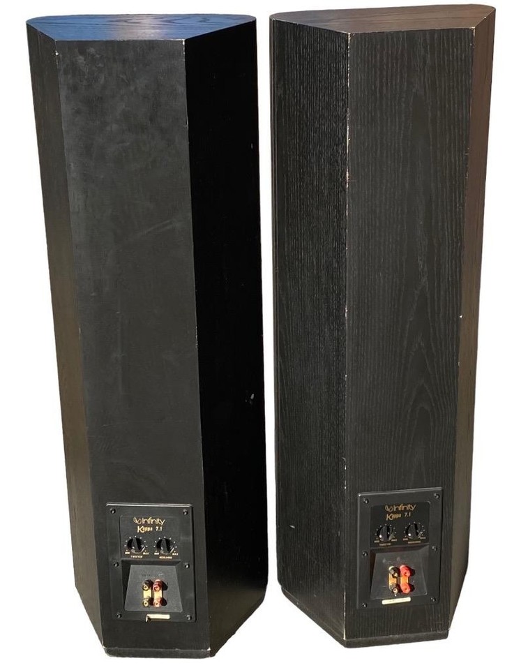 Pair of Vintage Infinity Kappa 7.1 Floor Standing Tower Speakers ...