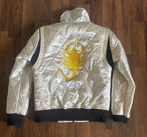 Drive Movie Ryan Gosling Satin Bomber Scorpion Jacket Small | eBay