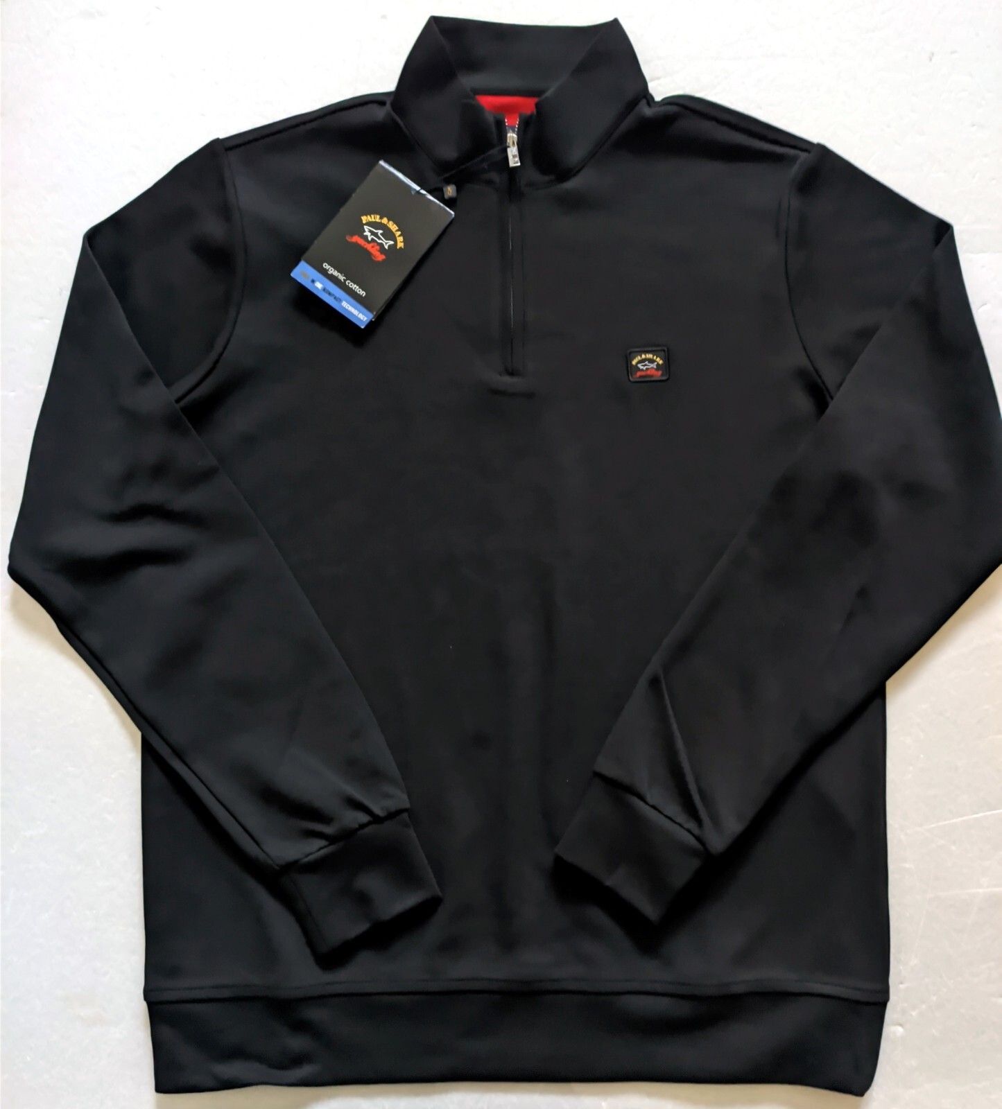 PAUL&SHARK men black 1/4 zip sweatshirt Size XL | eBay
