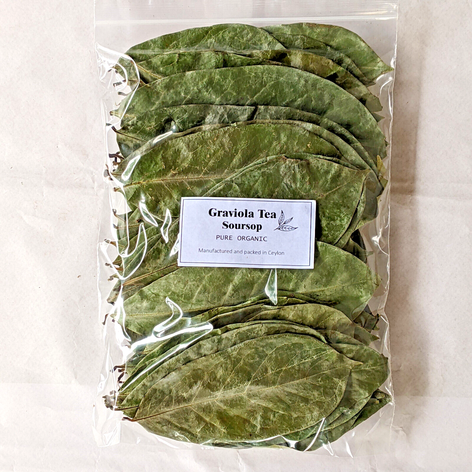 Soursop Leaves, Dried Natural Organic Graviola Leaf for Tea from Sri ...