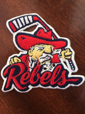 Ole Miss Rebels Colonel Reb Vintage Embroidered Iron On Patch 3" x 3 ...