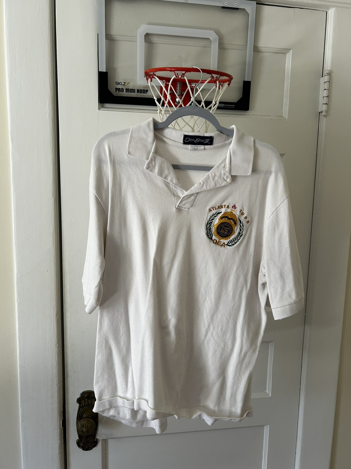 Vintage 1996 Atlanta Olympics DEA Polo Shirt USA Official Uniform Size ...