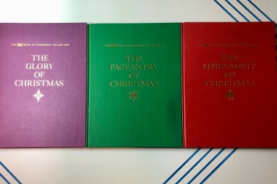 Time Life Vintage 1963 3 Book Set The Story Of Christmas in Original ...