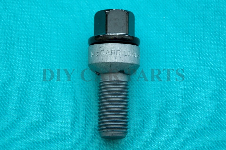 Set of 5 Black McGard Wheel Lug Bolts Nuts for Porsche 996, 997, 986 ...