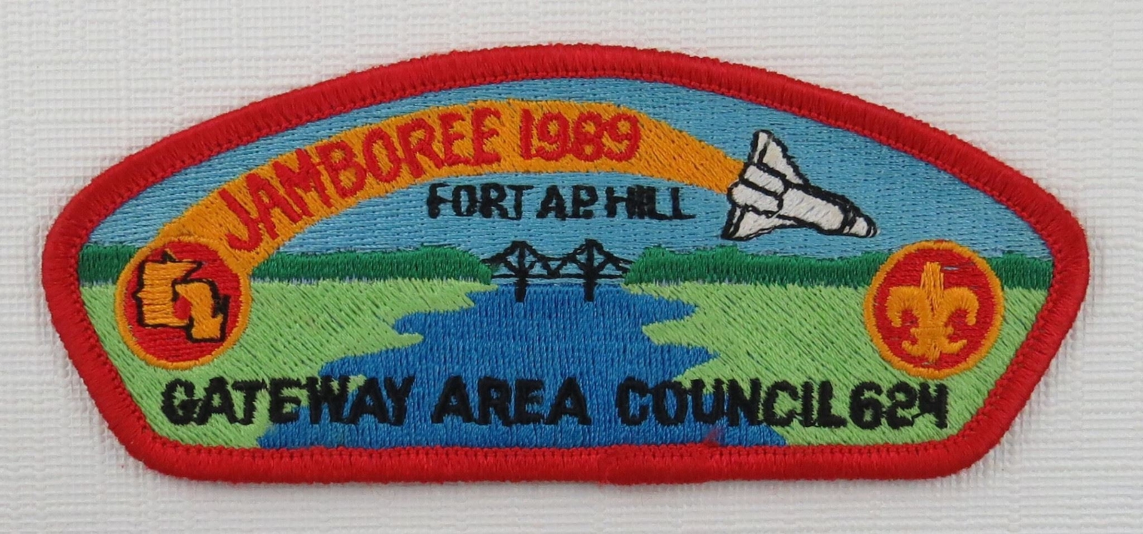 1989 Jamboree JSP Gateway Area Council RED Bdr. [QR-557] | eBay