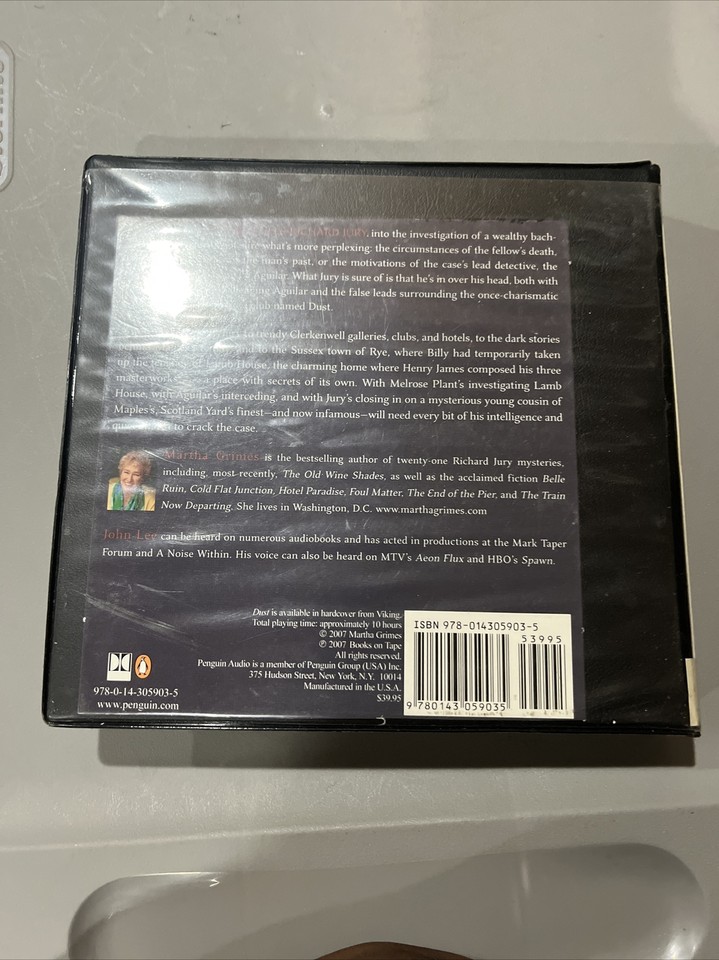 Richard Jury Mystery Ser.: Dust : A Richard Jury Mystery by Martha ...