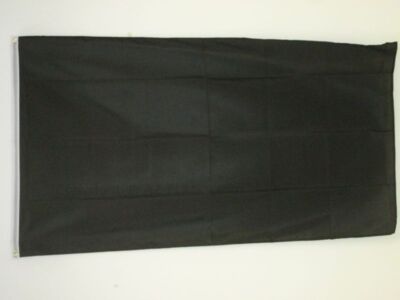 PLAIN BLACK FLAG 5' x 8' - SOLID - COLOR BIG FLAGS 150 x 250 cm ...
