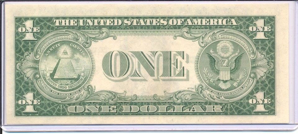 1935G NO MOTTO $1 Silver Certificate UNCIRCULATED (STAR NOTE ...
