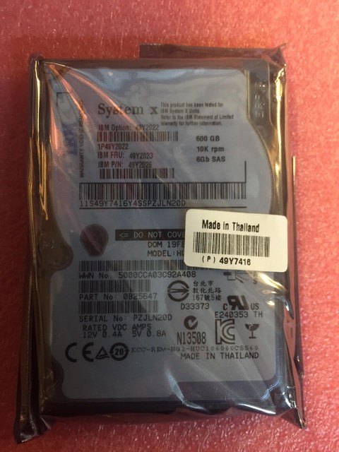 IBM IBM BladeCenter HS21, LS21, LS22, LS42, JS21, JS22 600GB Internal ...