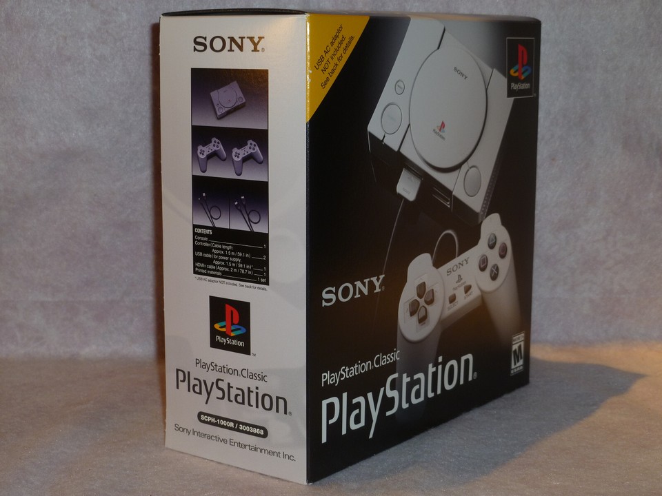 New! Sony PlayStation 1 Classic Mini Console PS1 with 20 Games ...