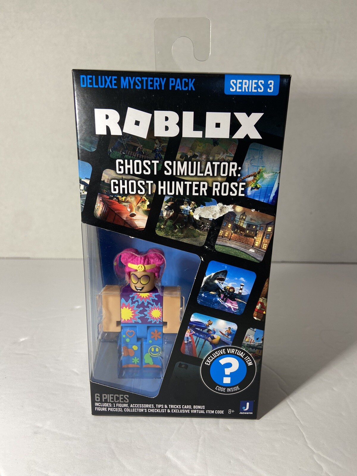 Roblox Deluxe Mystery Pack Series 3 Ghost Simulator Ghost Hunter Rose ...
