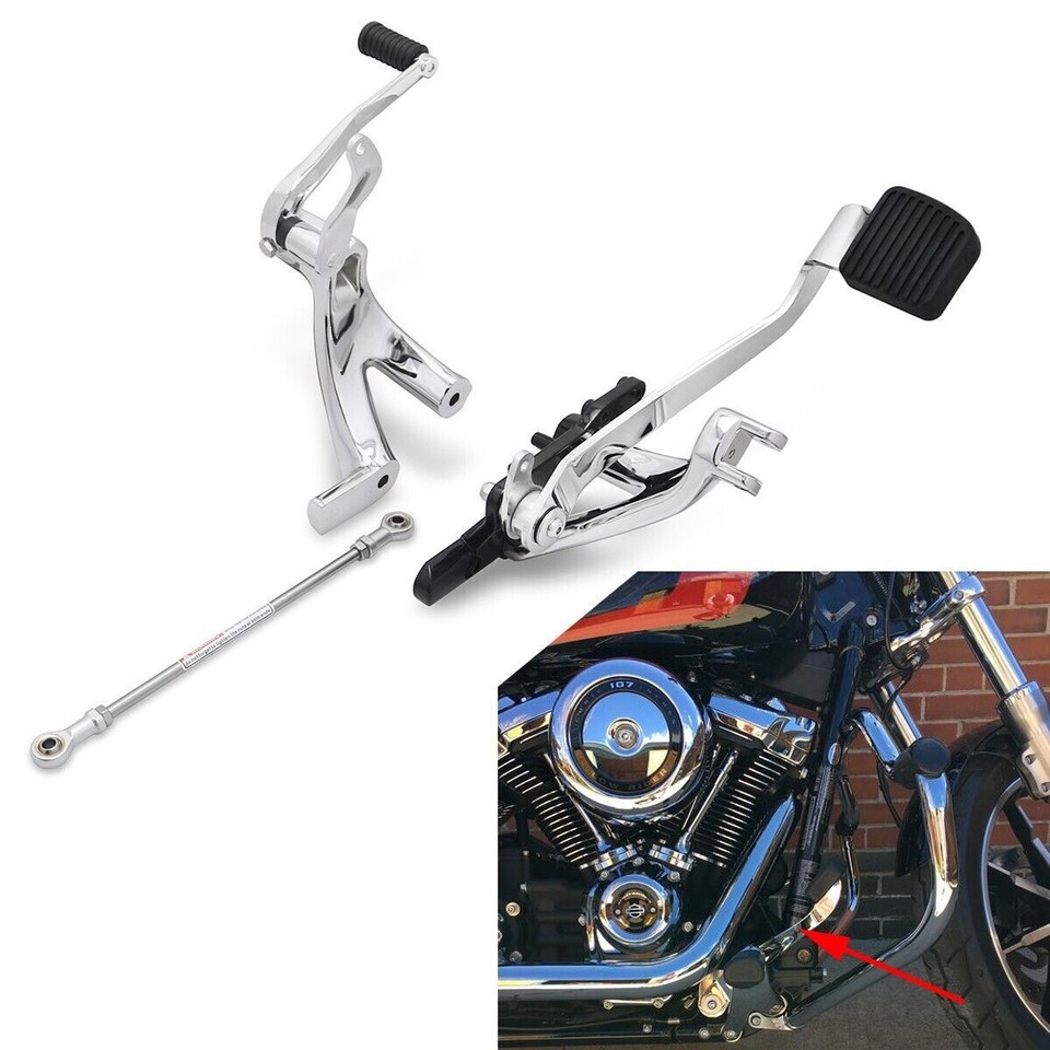 Chrome Forward Controls For Harley Softail Forward Foot controls Low ...