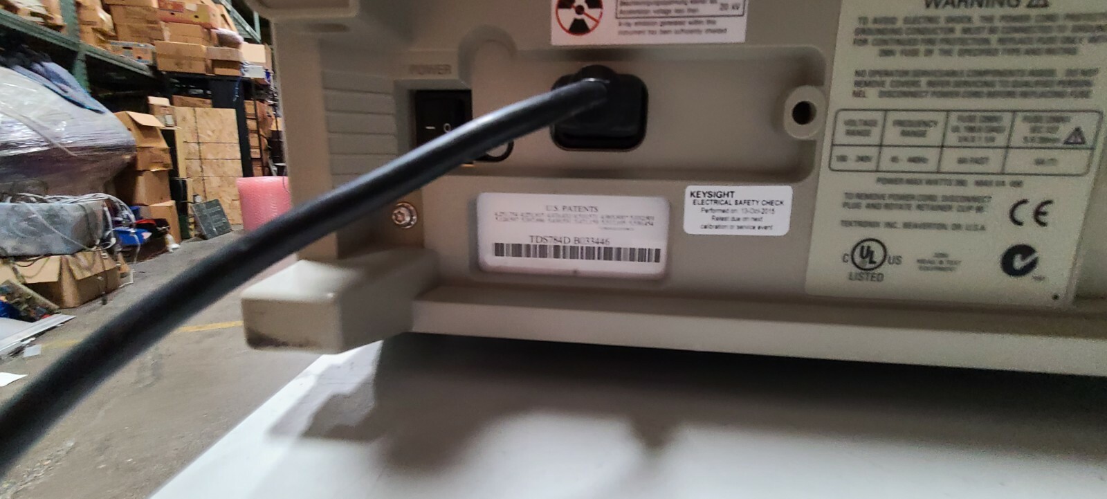 Tektronix TDS784D 1 Ghz 4 GS/s 4 Channel Oscilloscope 13 1F 2F 1M | eBay