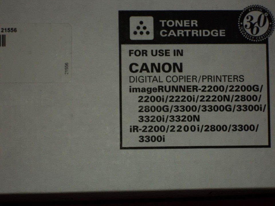 Katun For CANON IMAGERUNNER Black Toner Cartridge 2200 2800 3300 GPR6 ...