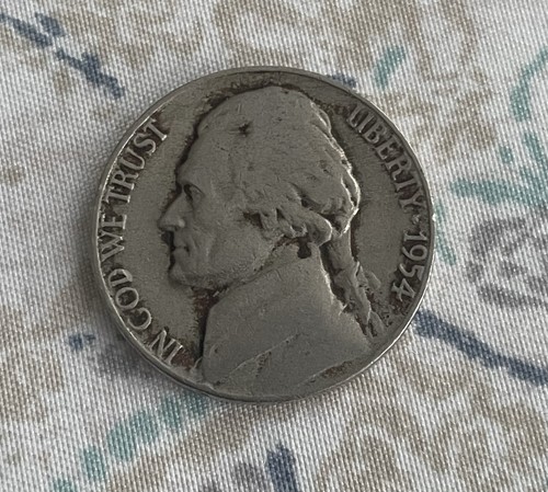 RARE ERROR! 1954-No Mint Mark Jefferson Nickel | eBay