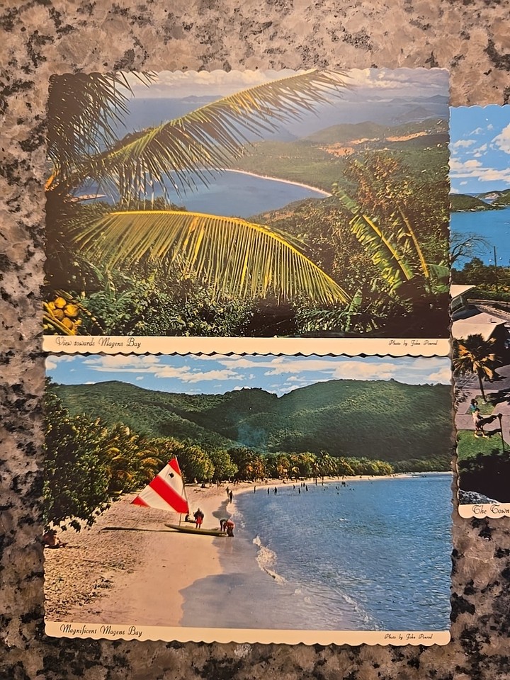 Virgin Islands St Thomas Charlotte Amalie Magens Bay LOT (3) Postcards ...