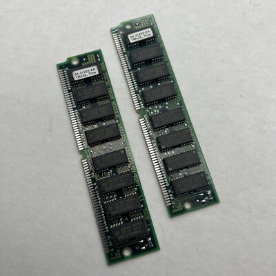 2x 4MB 72-Pin (8MB) Fast Page Non-Parity 1X32 SIMM RAM Memory Mac PC ...