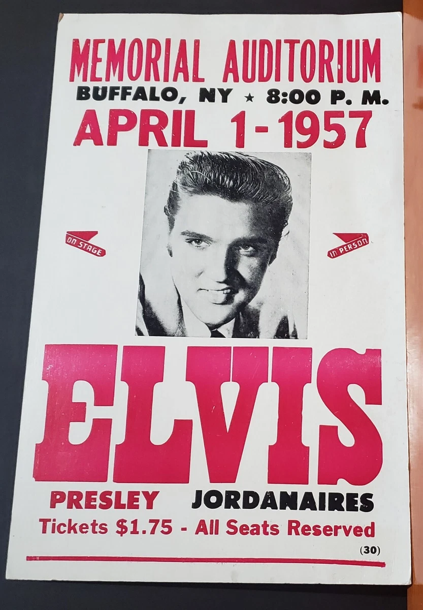 Vintage Elvis Concert Posters