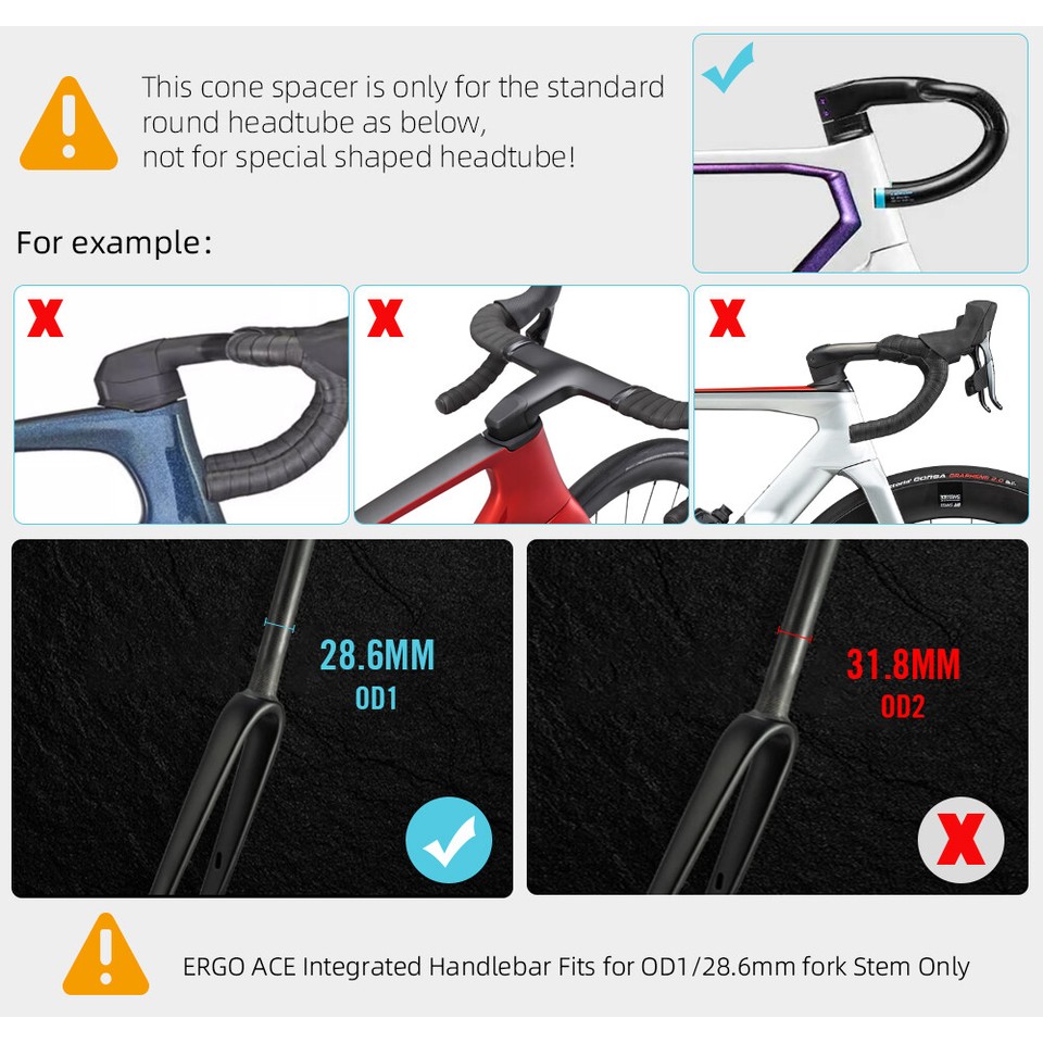 Full Internal Cable Routing Road Bicycle Integrated Handlebar ...