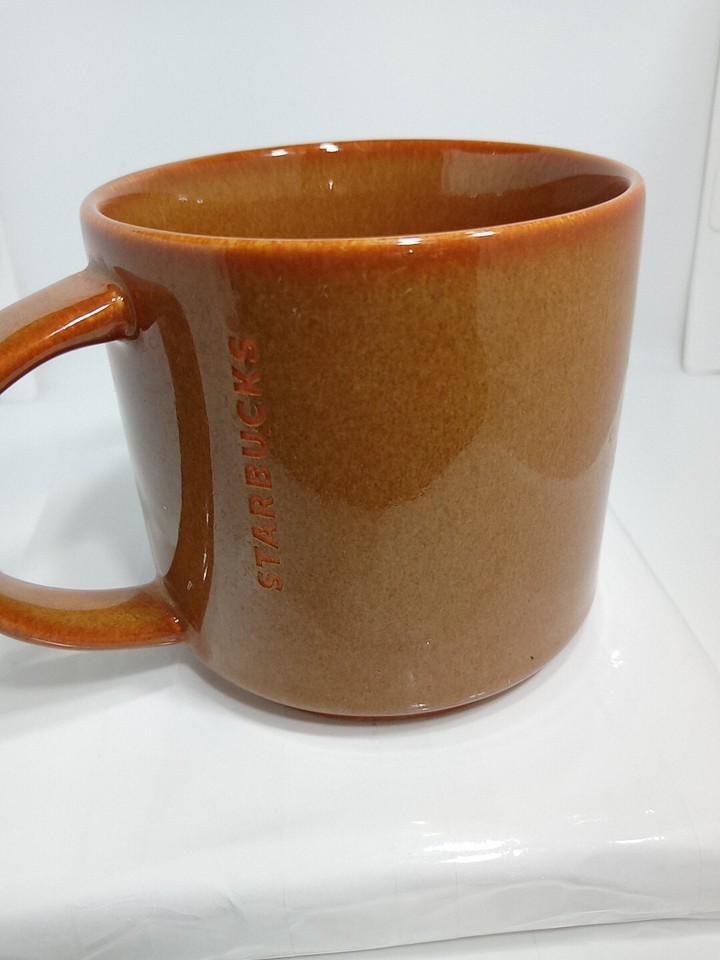 STARBUCKS COFFEE MUG. STARBUCKS MUG. STARBUCKS ORANGE Deco Mug. B308 | eBay