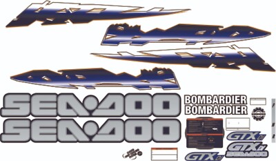 SEADOO GTX 2002 DI Graphics / Decal / Sticker Kit | eBay