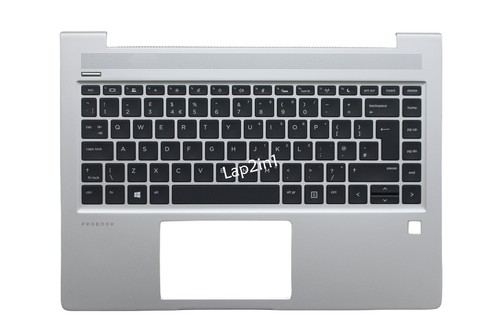 New HP ProBook 440 445 G6 / G7 Top Cover Palmrest UK Backlit Keyboard ...