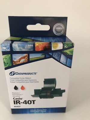 Casio IR-40T Compatible Printer Ribbon Black & Red, R1427, A6 | eBay