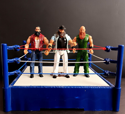 THE WYATT FAMILY BRAY LUKE HARPER ERIK ROWAN WWE CUSTOM FIGURES JAKKS ...