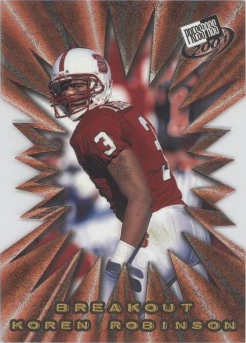 2001 Press Pass - Breakout Koren Robinson #B28 (RC) for sale online | eBay
