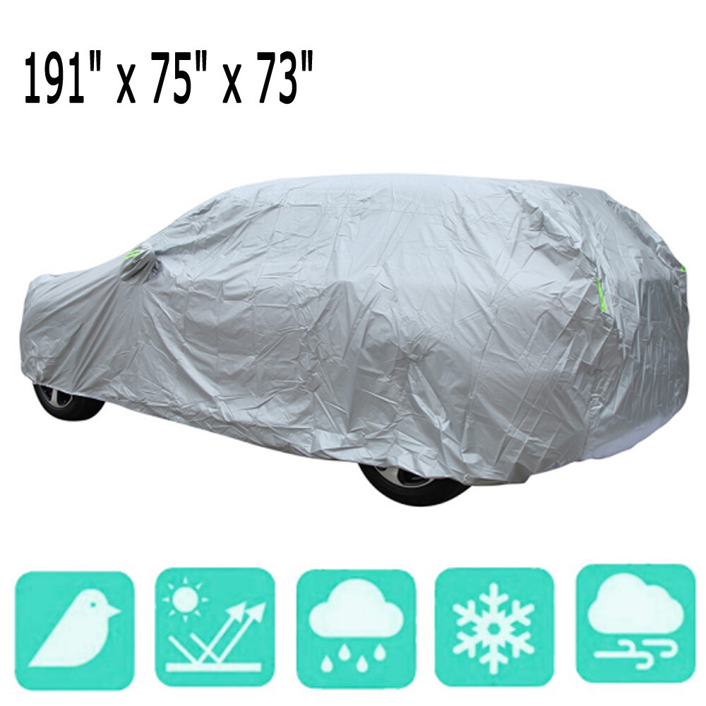 Waterproof Full Auto Car Cover Sun Snow Auti-Dust Rain Resistant ...