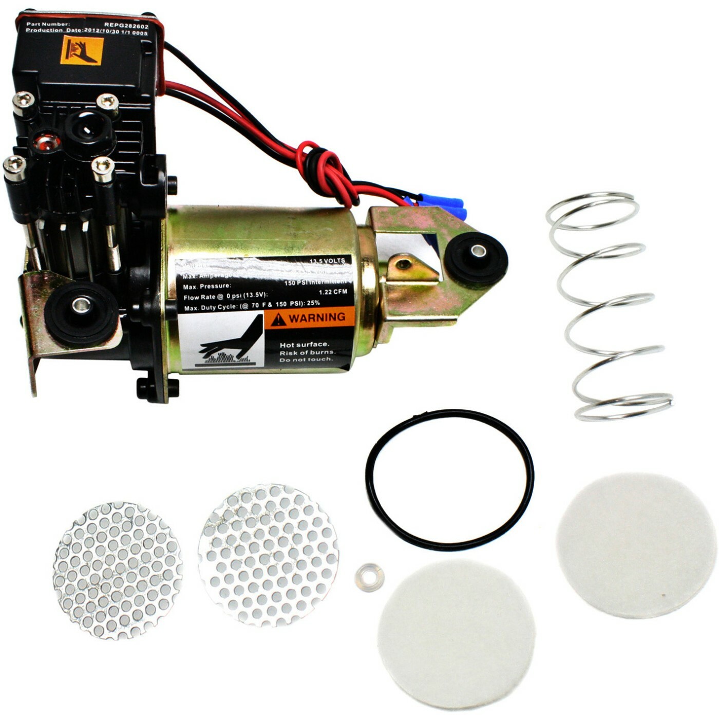 Air Ride Suspension Shock Compressor Pump for 2000-2012 Escalade ...