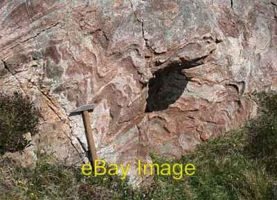 Photo 6x4 Folded Gneiss on Creag Ard Scourie A complex pattern formed ...