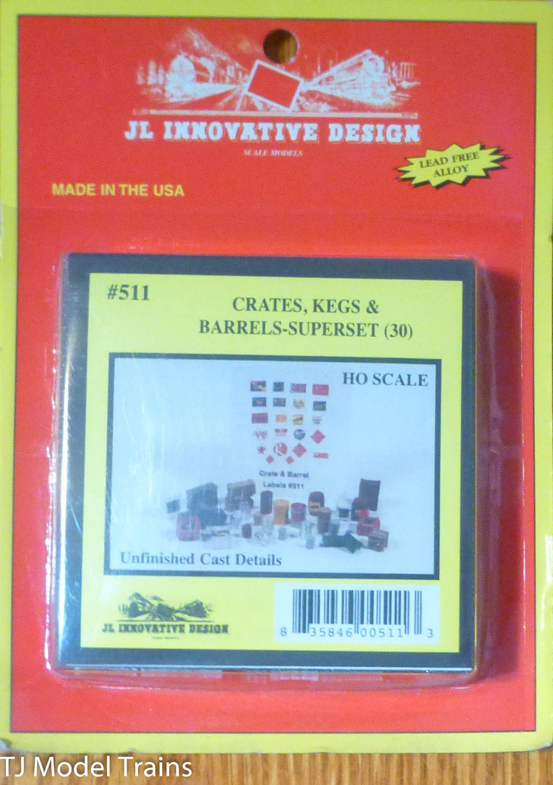 JL Innovative Design #511 Crates, Kegs & Barrels -- Set of 30 (1:87 ...