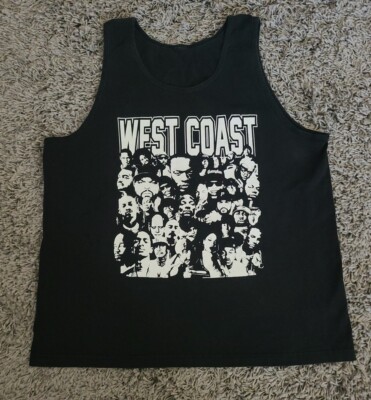 TM Clothing West Coast Black Tank Top, measurements in photos, | eBay