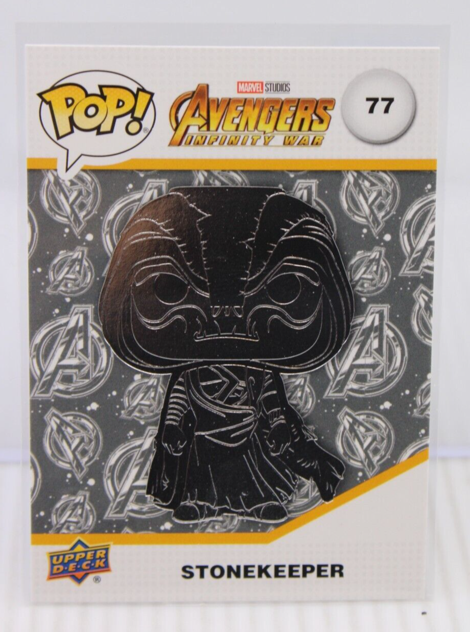 A7 Upper Deck Funko Pop Card Marvel Stonekeeper 77 Platinum Insert | eBay