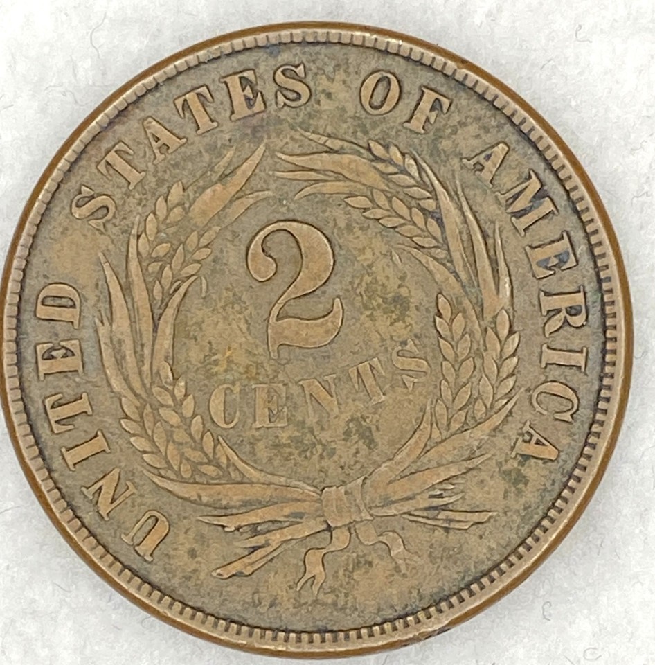 1869 US 2 Cents Coin Excellent Condition | eBay