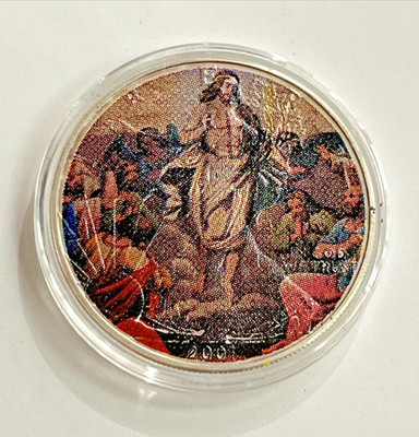 JESUS CHRIST RESURRECTION 1 OZ PURE SILVER AMERICAN SILVER EAGLE | eBay