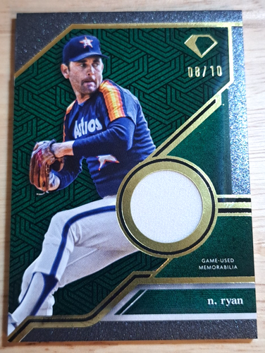 Nolan Ryan /10 (MEM) 🍀 - 2024 Topps Diamond Icons - Game Used - Astros ...