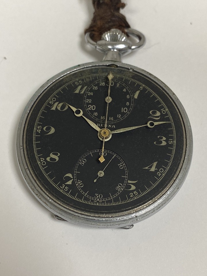 Berna WWII Japanese air force chrono stop watch Konica Machine gun ...