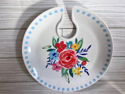 Pioneer Woman Wine Mingling Board Set 4 Plates Holds Wine Glass New ...