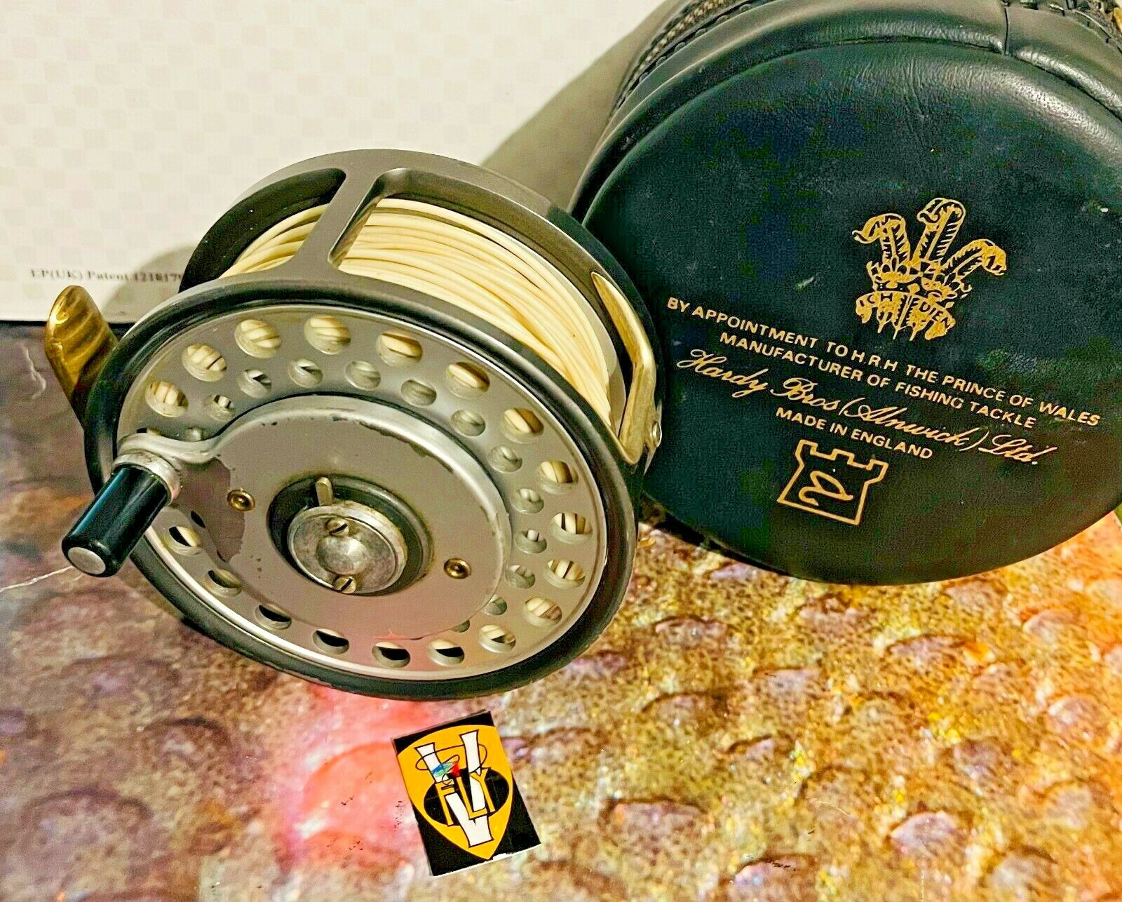 Rare Vintage Hardy Brothers Silent Check Husky Fly Reel with Hardy Case ...