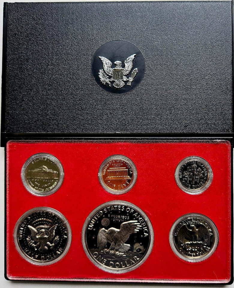 1977-S US Proof Set/6 Coins with IKE Dollar | eBay
