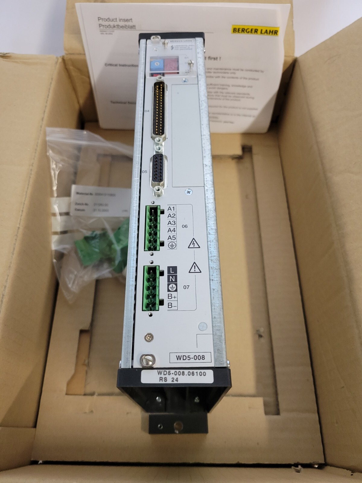 BERGER LAHR WD5-008 WD 5-008.061-00 WD5008 SIG POSITEC NEW