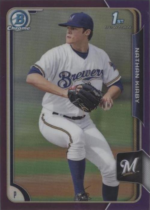 2015 Bowman Draft - Chrome Nathan Kirby #145 Purple Refractor /250 (RC ...