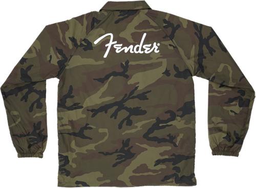 Genuine Fender Logo Camouflage Pattern Coaches Jacket Size Small ...