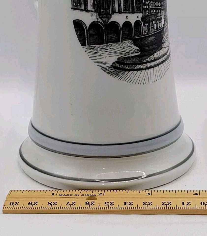 Vintage Theo Kuhn Lidded Beer Stein TK Bavaria Germany Goslar Harz ...