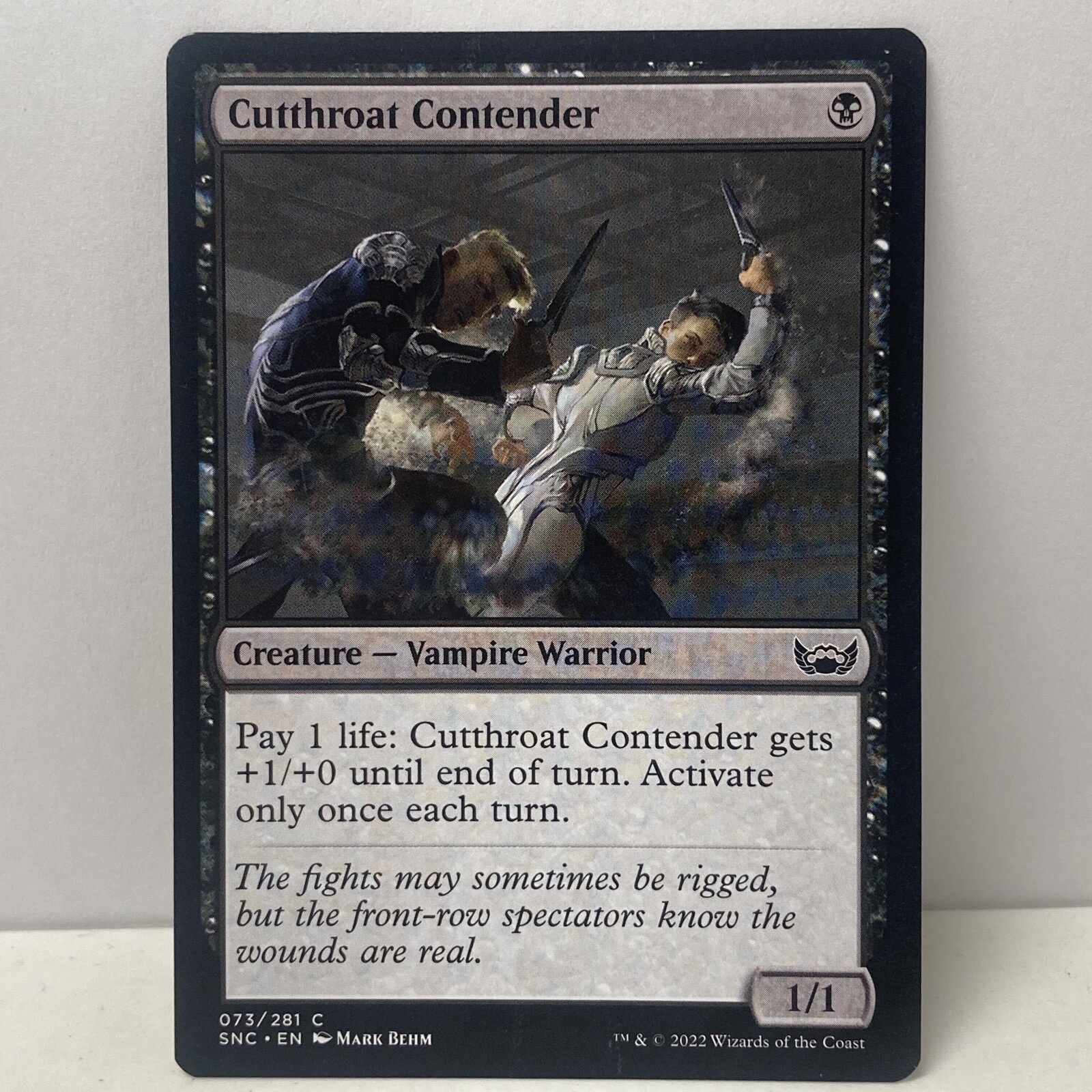 Cutthroat Contender (073) Streets Of New Capenna SNC MTG Magic The ...