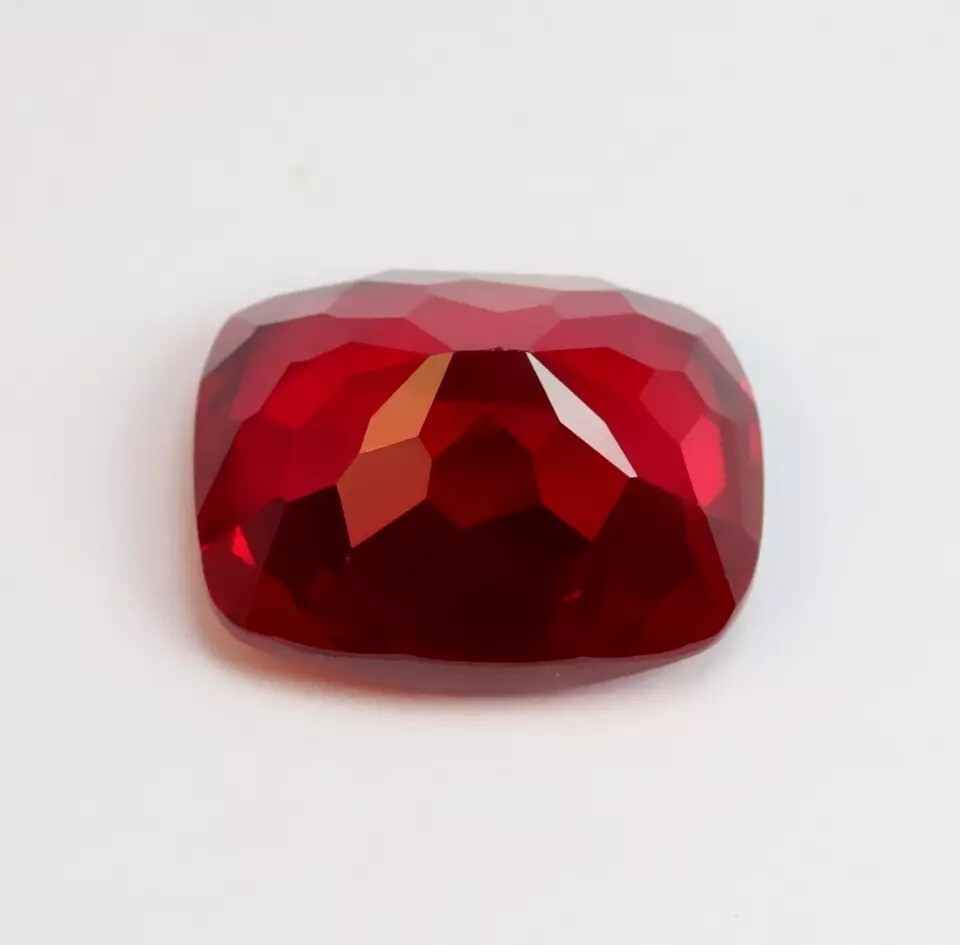 AAA 9.21 Ct+ Natural Blood Red Mozambique Ruby Cushion CERTIFIED Loose ...
